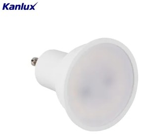 LED žárovka GU10 Kanlux 4,9W (40W) studená bílá (6500K), reflektor 100° 34966