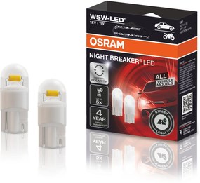 Led autožárovka osram night breaker led w5w (cz homologace)