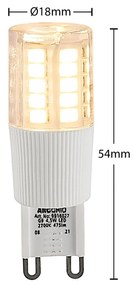 Arcchio LED kolíková žárovka G9 4,5W 3 000K