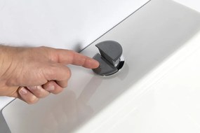 Sapho Sapho, DARIO RIMLESS WC kombi mísa s nádržkou, spodní/zadní odpad, bílá, MC102