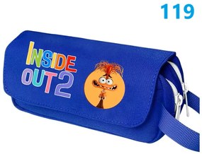 Dětský školní penál V hlavě 2 (Inside Out 2) Barva: modrá 119