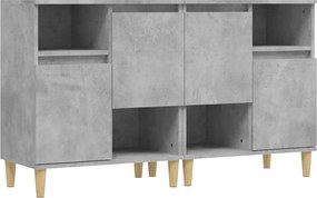 Příborníky 2 ks betonově šedé 60 x 35 x 70 cm kompozitní dřevo 3185723