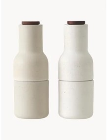 Sada designových mlýnků na'sůl a pepř s víčkem z ořechového dřeva Bottle Grinder, 2 díly