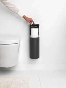 Kontejner na toaletní papír MindSet tmavě šedý