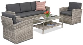 Zahradní nábytek Monaco Coffee 5 Garden Point světle šedý
