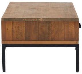 Konferenční stolek 90 x 50 x 35 cm masivní borovice - Default Title