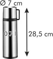 TESCOMA Termoska s hrníčkem CONSTANT 0,7 l, nerez