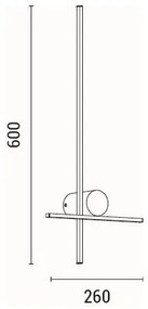 LED Nástěnné svítidlo CLIO LED/12W/230V 3000K
