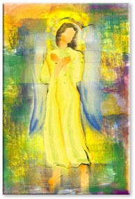 Malvis ® Abstraktní obraz sluneční anděl Velikost (šířka x výška): 60x90 cm