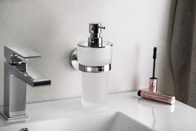 Sapho Sapho, LARISSA mýdlenka, mléčné sklo, černá/zlato mat, WS002BG
