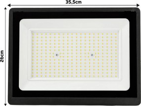 BERGE LED reflektor 200W - 2v1 - neutrální bílá