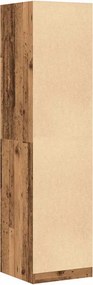 Šatní skříň old wood 50 x 50 x 200 cm kompozitní dřevo 3318628
