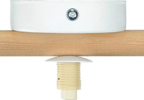 Stropní svítidlo ELYON 4xG9/40W/230V borovice