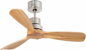 FARO 33509DC MINI LANTAU S, nikl/borovice, stropní ventilátor s DC motorem - FARO