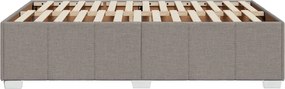 Rám postele bez matrací taupe 120x190 cm textil 3284822