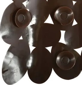 MSV GALETS protiskluzová podložka do sprchy hnědá / PVC / 53 x 53 cm
