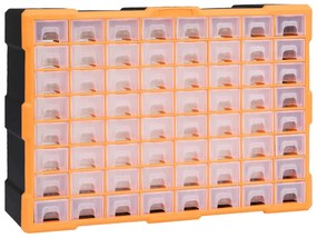 Organizér se 64 zásuvkami 52 x 16 x 37,5 cm 147579
