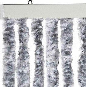 Závěs proti hmyzu bílošedý 118 x 220 cm Chenille 315134