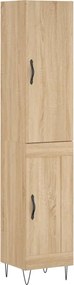 Skříň highboard dub sonoma 34,5 x 34 x 180 cm kompozitní dřevo 3199140
