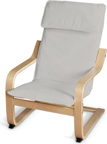 Sedák na dětské křeslo IKEA Poäng barva šedá látka pletený vzor