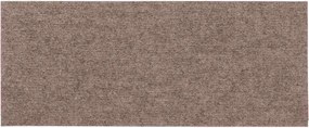 Schodové rohože samolepicí 15 ks 60 x 25 cm světle hnědé obdélníkové 326912