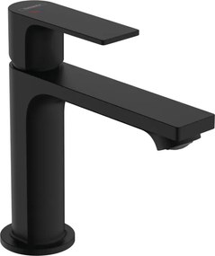 Hansgrohe Rebris E, umyvadlová baterie 110 bez odtokové soupravy, CoolStart, černá matná, 72560670