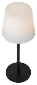 Sada 2 černých dobíjecích stolních lamp 40 cm IP54 - Jude