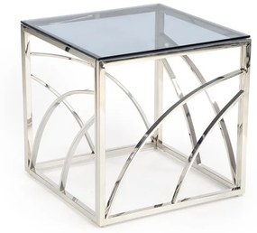 Konferenční stolek UNIVERSE KWADRAT (stříbrná kostra)