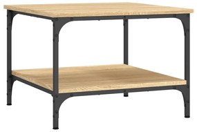 Konferenční stolek dub sonoma 55 x 55 x 40 cm kompozitní dřevo - Default Title