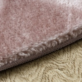 Dywany Łuszczów, Kusový koberec Visco Rabbit Pink 8, 80x150, růžová, dětský pokoj