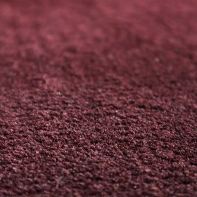 Asra, Ručně všívaný kusový koberec Asra wool tm. fialová, 60x110, fialová, ložnice
