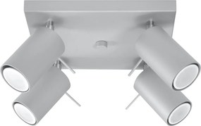 Sollux Lighting Stropní svítidlo RING 4 šedé
