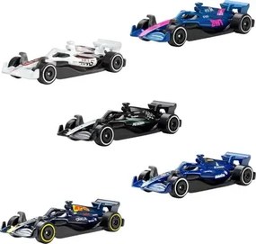 MATTEL Autíčka Hot Wheels Formule 1 JLN11 / 5 ks / 1:64 / od 3 let