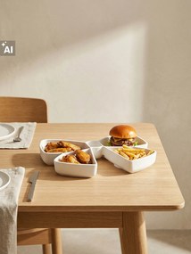 Sinsay - Servírovací tác ve tvaru mašle - krémová