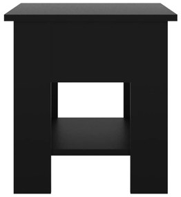 Konferenční stolek černý 40 x 40 x 42 cm kompozitní dřevo - Default Title