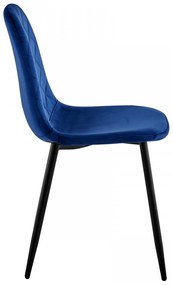 Čalouněná designová židle ForChair III modrá