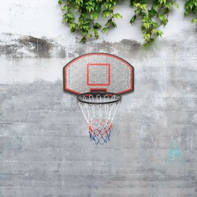 Basketbalový koš černý 71 x 45 x 2 cm polyethylen - Default Title