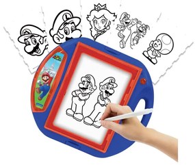 Kreslící projektor Super Mario se šablonami a razítky - Lexibook