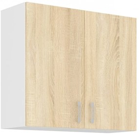 Kuchyňská skříňka závěsná 80 cm 19 - FURY - Dub sonoma