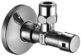 Schell Rohové ventily - Rohový regulační ventil s bezpečnostním ovládáním, chrom 049450699