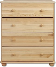 Komoda KM 110 masivní borovice š. 80 cm (na výběr více variant)
