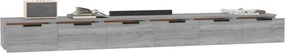Nástěnné skříňky 2 ks šedé sonoma 102x30x20 cm kompozitní dřevo 3115906