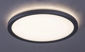 Rabalux Stříbrné stropní LED svítidlo Lambert kulaté 280mm 15W IP44 R3358