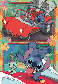 Clementoni - Puzzle 104 super Disney Stitch
