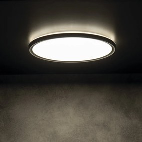 KANLUX KANLUX, AZPO stropní LED svítilna, průměr 290mm, 18,5W, IP54, černá matná, 31503