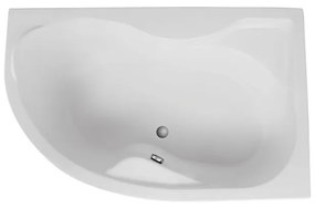 Polimat Akrylátová asymetrická vana Dora 170x110 L(R) AS Barva: Bílá, Rozměry (cm): 170x110, Orientace: Pravá