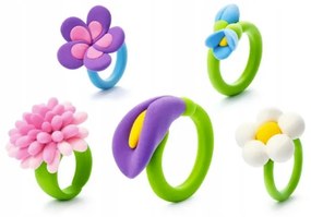 Hey Clay Flower rings prstýnky