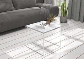 ADRK Furniture Konferenční stolek ELENA 50x50 CT-ELE-W-BE