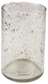 Skleněná transparentní foukaná váza Sandy – 10x15 cm