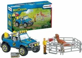 Schleich Terénní vůz s venkovním výběhem pro dinosaura / od 3 let